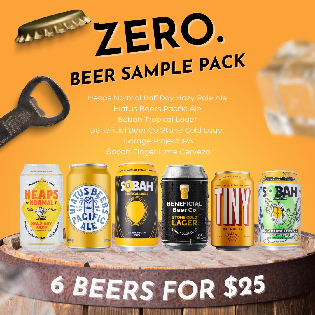 Zero Alcohol Sampler Pack - Non-Alcoholic Beers – The Zero Club