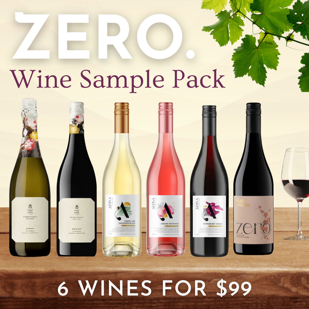 Zero Alcohol Sampler Pack - Non-Alcoholic Wines – The Zero Club